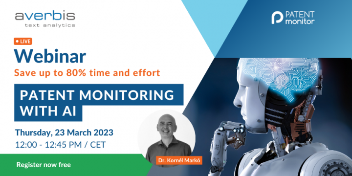 Webinar - Patent Monitoring with AI - Averbis GmbH